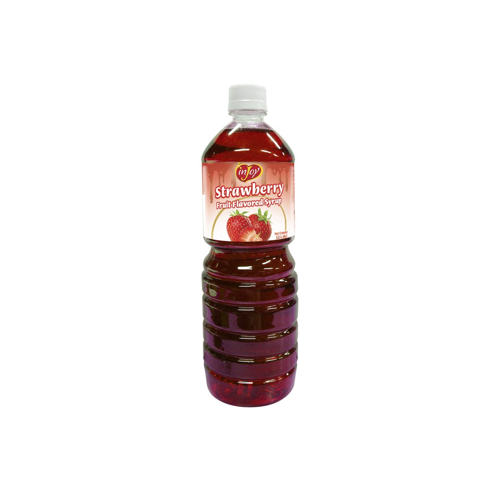 inJoy Strawberry Fruit Flavored Syrup 1L | Shopee Philippines