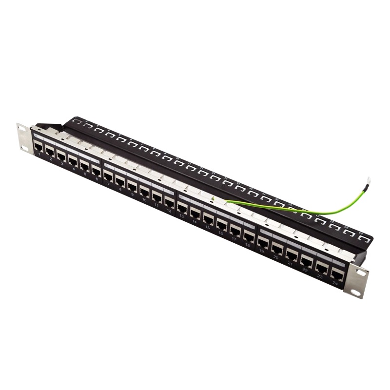 Cat5e Cat6 cat6a 24-Port Loaded RJ45 Female to Female Feed Through ...