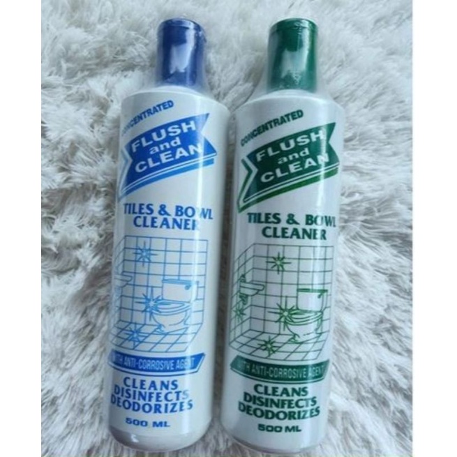 CONCENTRATED FLUSH AND CLEAN 500ML / TOILET BOWL TILES CLEANER | Shopee ...