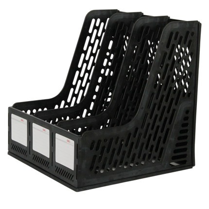 three-column file data storage rack/Office supplies file box / triple ...