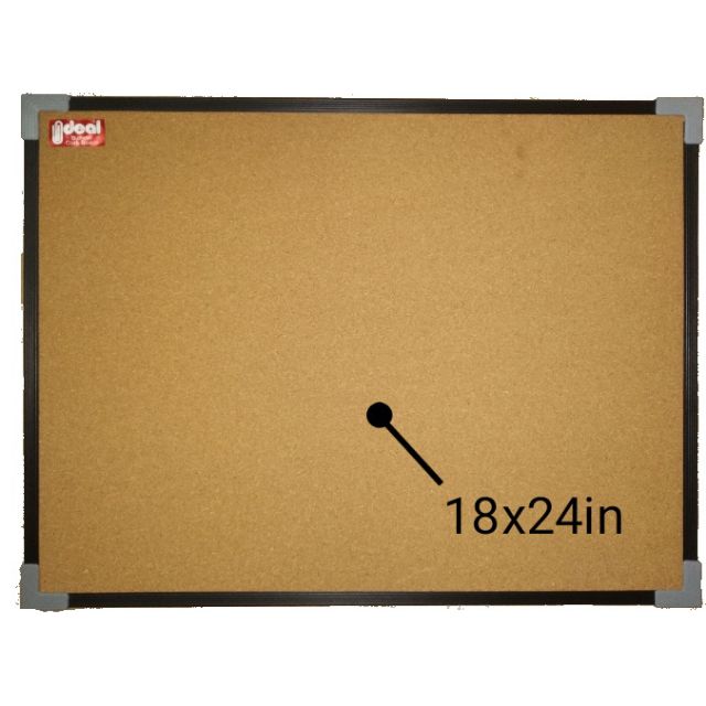 18 in x 24 inches Corkboard bulletin board /45 cm x 60 cm | Shopee ...