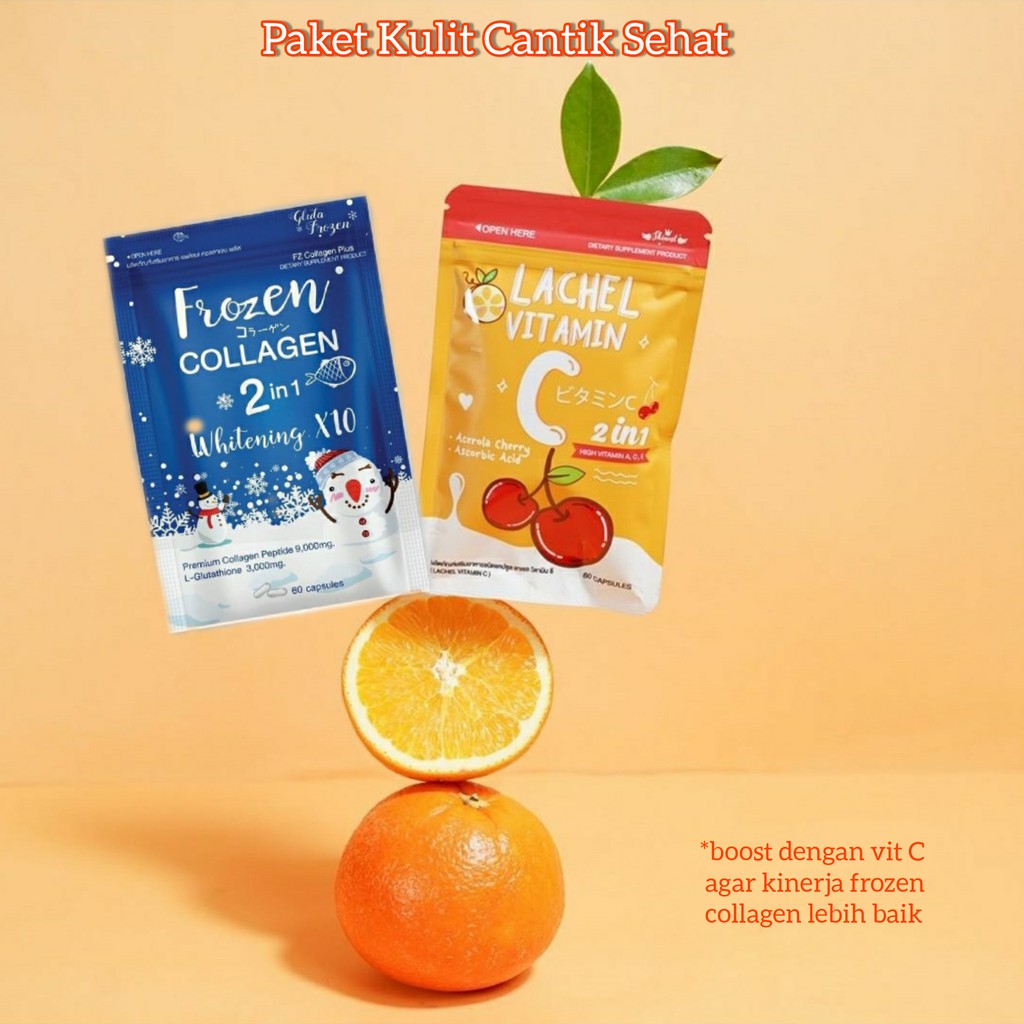 Beautiful Clean Skin Frozen Collagen + Lachel Vitamin C BPOM Package ...