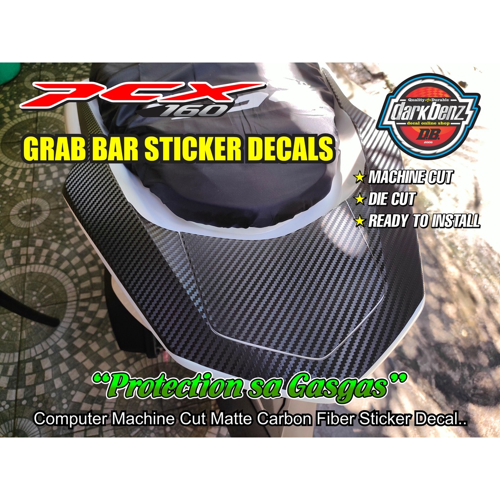 Honda PCX 160 Carbon Fiber Sticker Decal | custom made by DarkBenz ...