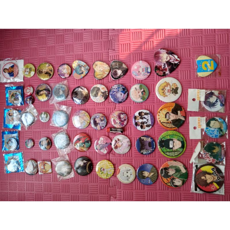 Assorted Anime Pin Badge Authentic Preloved / Brand New | Shopee ...