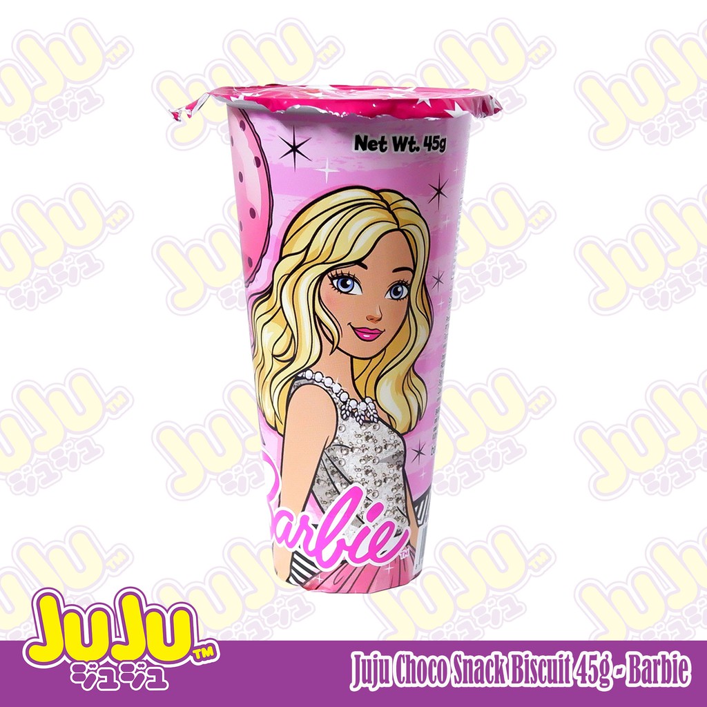Juju Choco Snack Biscit 45g - Barbie | Shopee Philippines