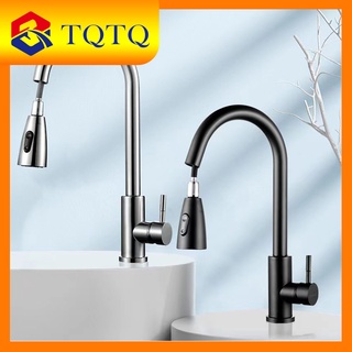 TQTQ SUS304 Flexible Kitchen Faucet Rotate Freely 360° Stainless Steel ...