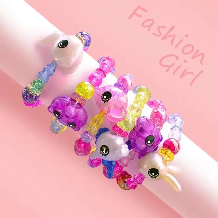 CC DIY Magical bracelet crystal jewelry gifts beaded girls kids toy pet ...