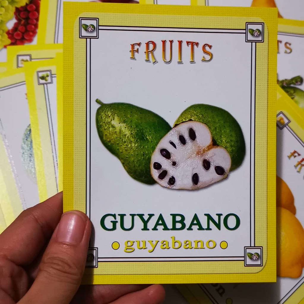 FUNandSMART English-Tagalog Fruits Flashcard | Shopee Philippines