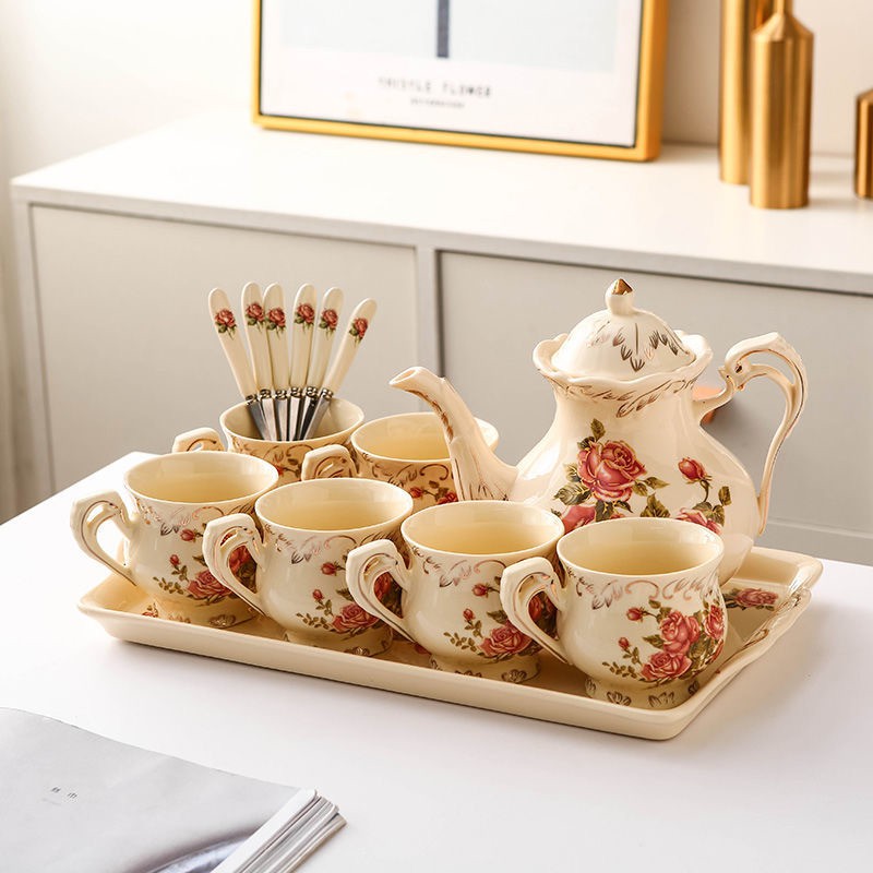 European style coffee set coffee cup luxury English tea cup tea set cup ...