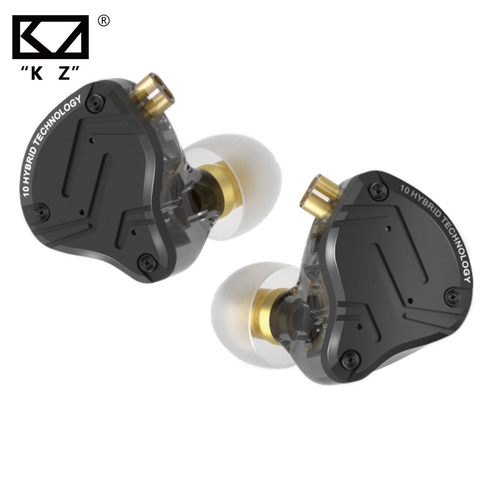 KZ ZS10 PRO X Wired Earphone With Microphone 1DD+4BA Hybrid Technology ...