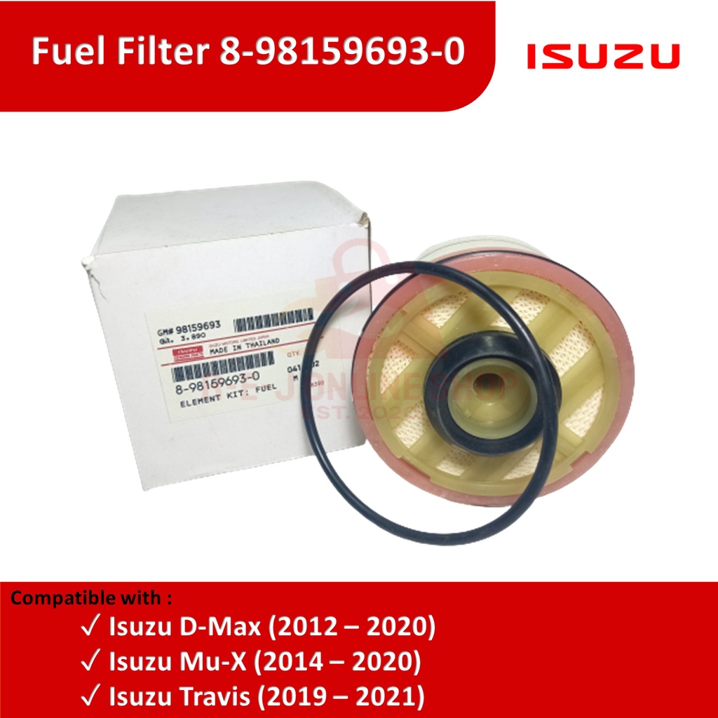 Fuel Filter (8-98159-693-0) Isuzu Dmax (2012 - 2020), Mu-X (2014 - 2020), Isuzu Travis (2019 ...