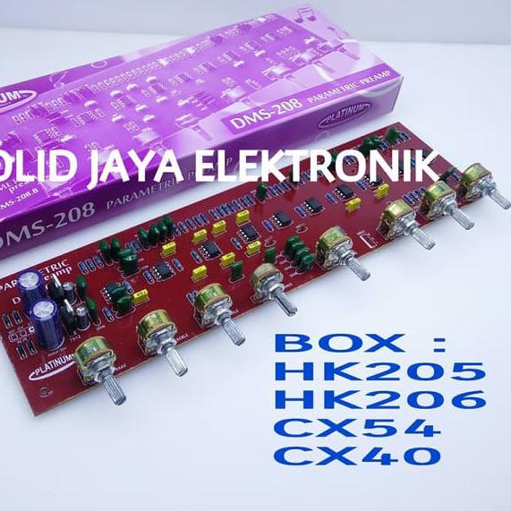KIT TONE CONTROL PARAMETRIC DMS 208 DMS208 PLATINUM PREAMP TONE CONTROL ...