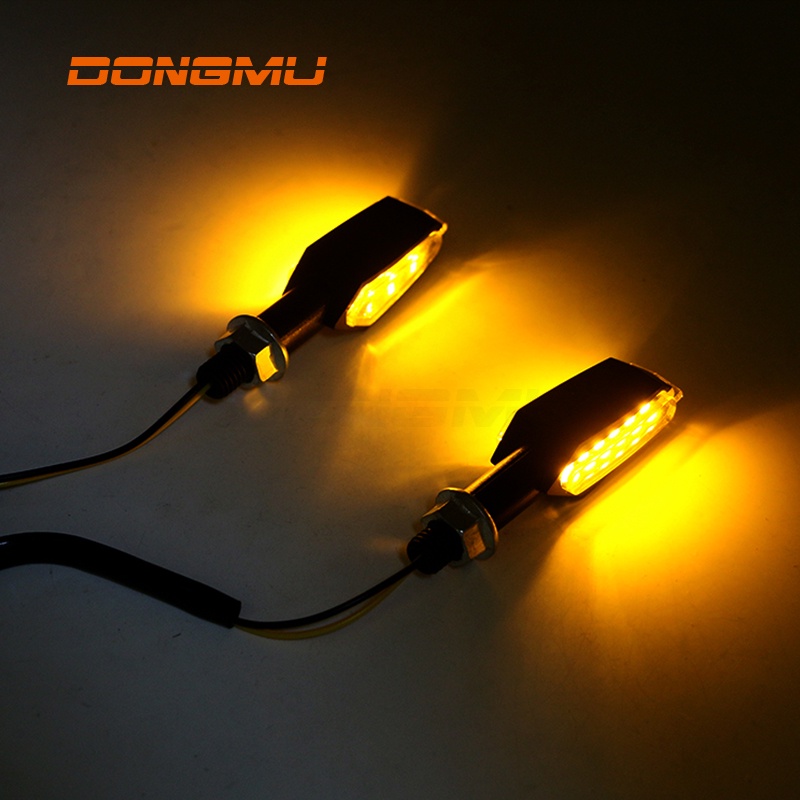 2PCS Motorcycle LED Turn Signal Lights For Yamaha Honda Kawasaki LED ...