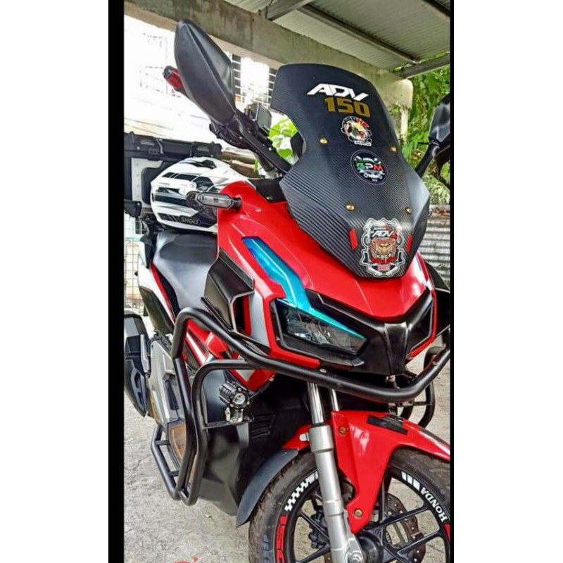 HONDA ADV 150 CRASHGUARD HEAVY-DUTY AND GOOD QUALITY (POWDER COATED) | Shopee Philippines