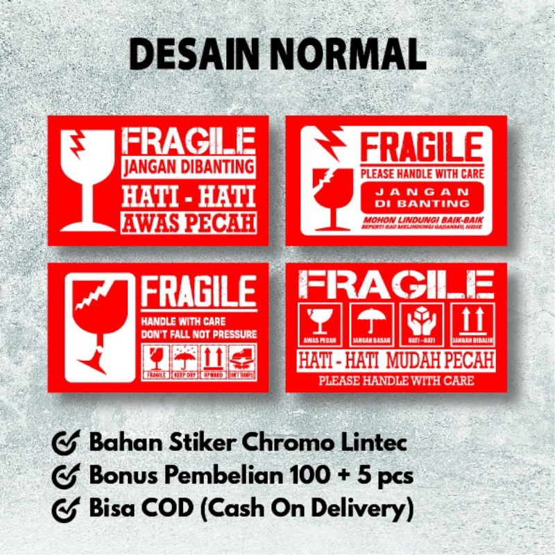 Cute FRAGILE STICKERS / CARTOON STICKERS / SHIPPING STICKERS / FRAGILE ...