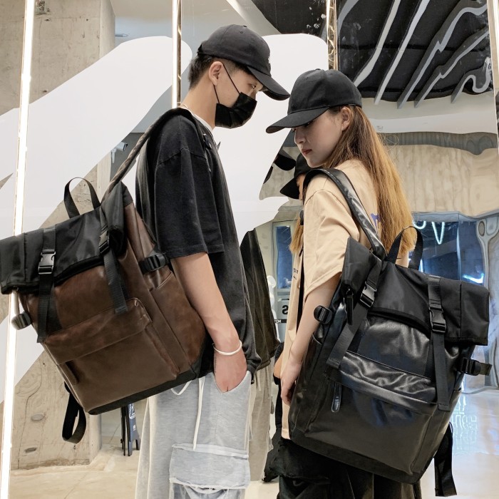 Cool contemporary leather backpacks for men and women. Men's bags. Men ...