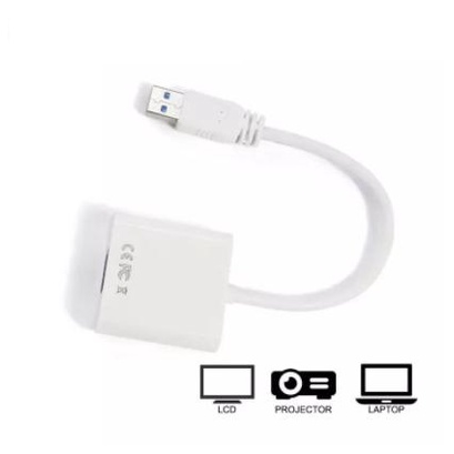 MM USB 3.0 To VGA Video Display External Cable Adapter With Free CD ...