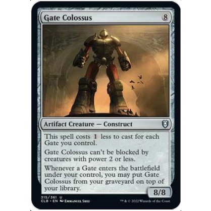 Magic the Gathering | Gate Colossus | Shopee Philippines