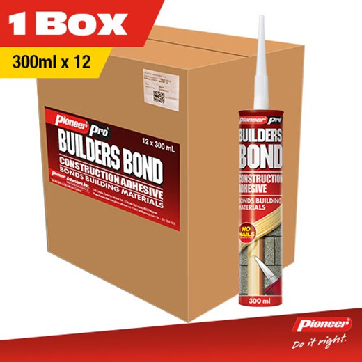 Pioneer Pro Builders Bond No Nails Construction Adhesive 300ml ...