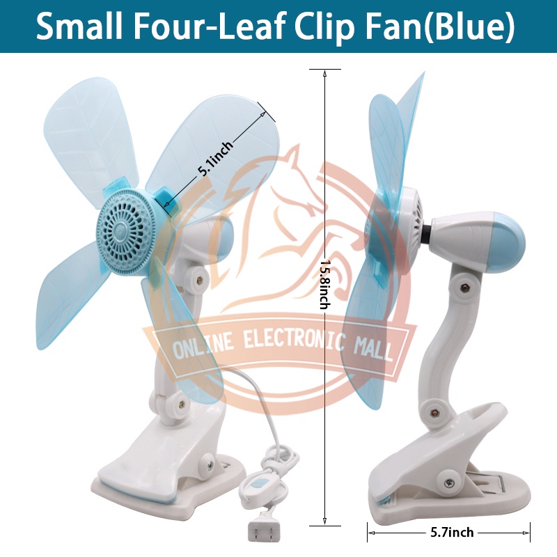 BZ Ultra-large wind portable clip-on fan with four/five wings（Factory ...