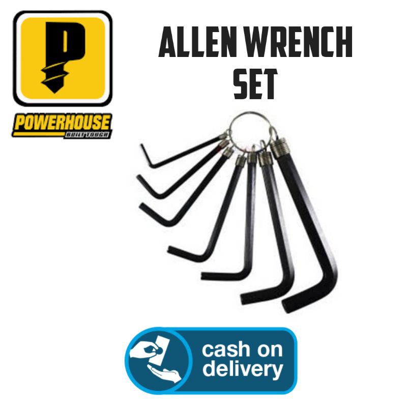 Powerhouse Allen Wrench Key Set | Shopee Philippines