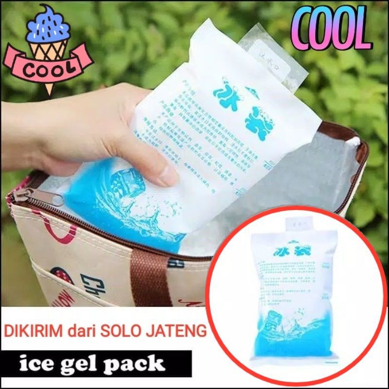 Ice Gel Pack 400ml jelly keeps the temperature Cooler Bag Cooler breast ...