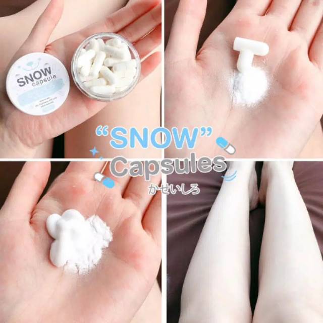 Snow Capsules by Gluta Frozen Original thailang Whitening Capsules GMP ...