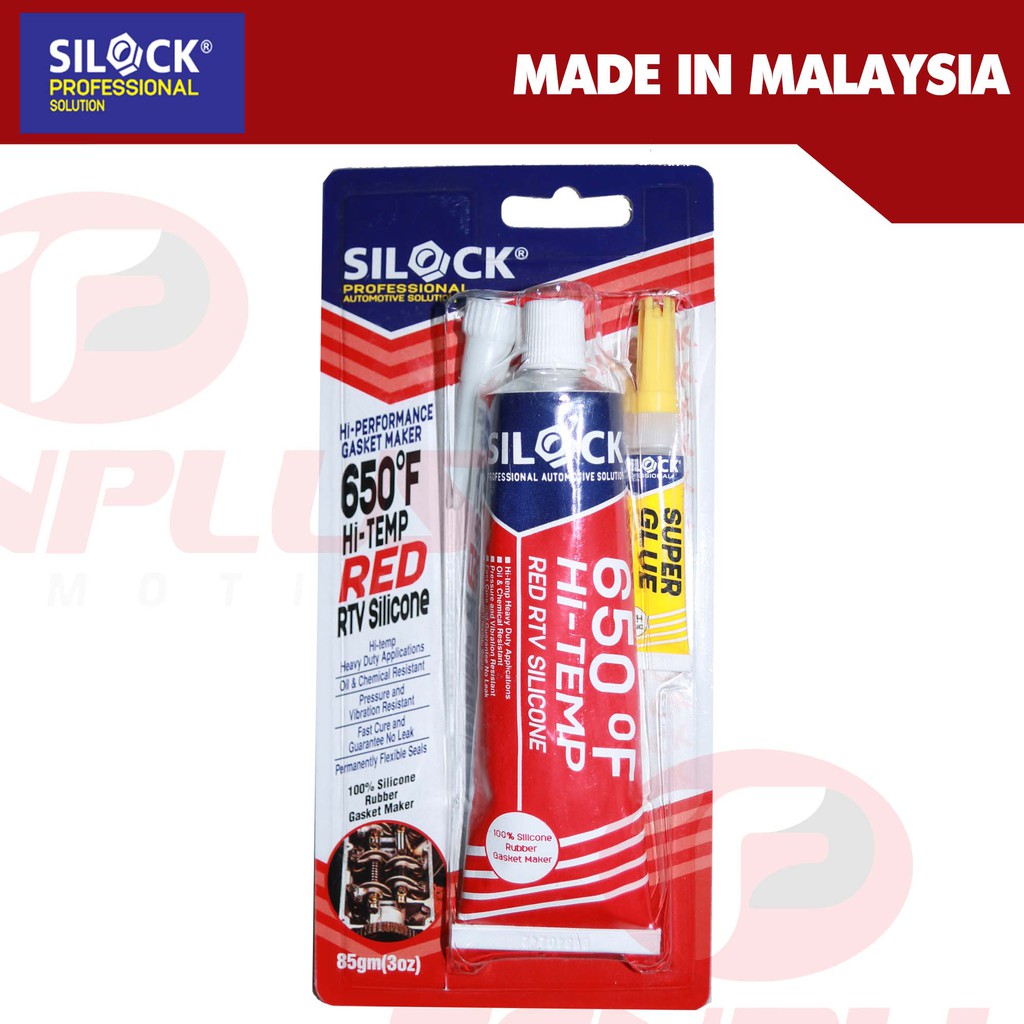 Silock Hi-Temp Red Rtv Silicone 3 oz. | Shopee Philippines
