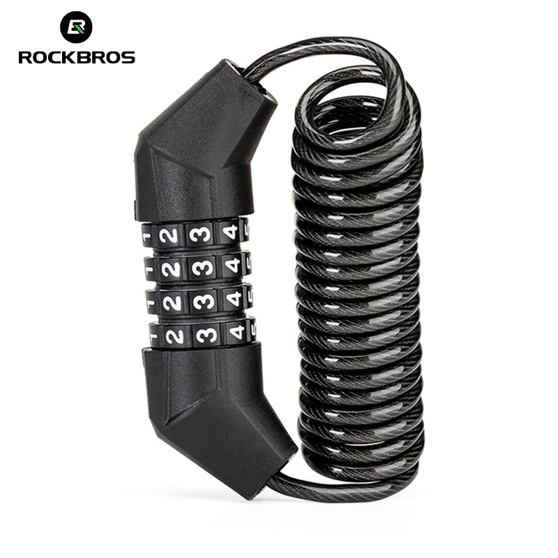 Local Delivery ROCKBROS Bicycle Lock Anti-theft Cycling Password Lock ...