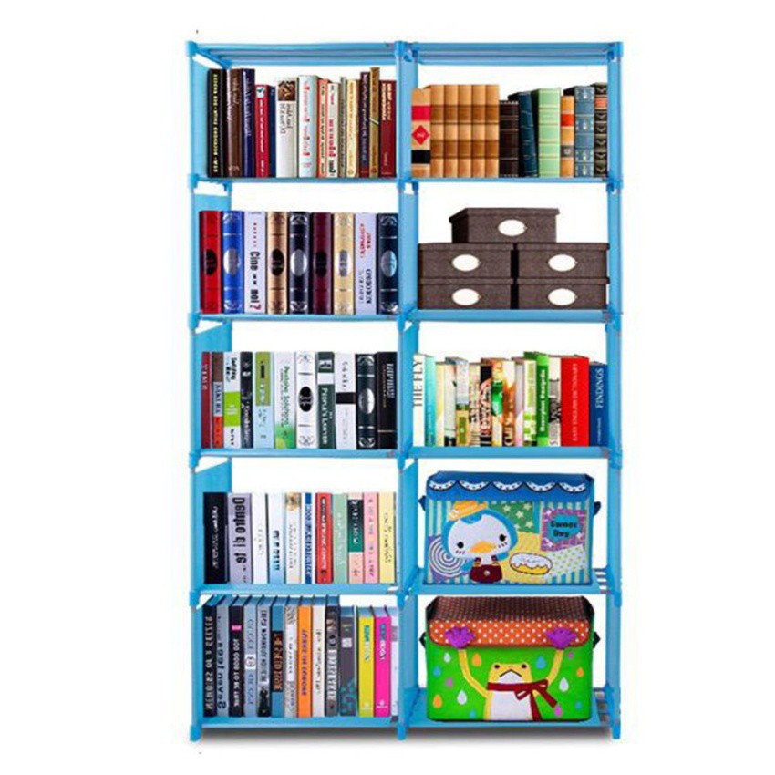 Bookcase Storage Bookshelf with 10 Book Shelves | Shopee Philippines
