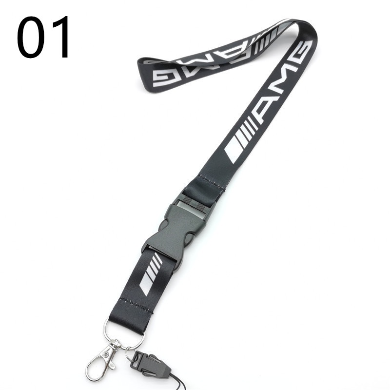 Car Lanyard AMG Modified Cultural Buckle Hanging Neck Key Lanyard ...