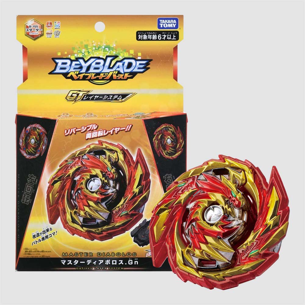 Takara Tomy B-155 Beyblade Fire Burst Starter Master Diabolos Gn With L ...