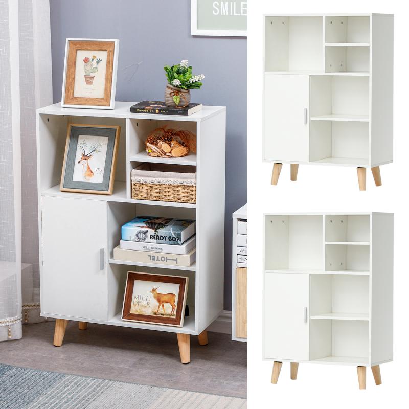 Living Room Cabinet Rack Cupboard Storage Shelves Bathroom Floor ...