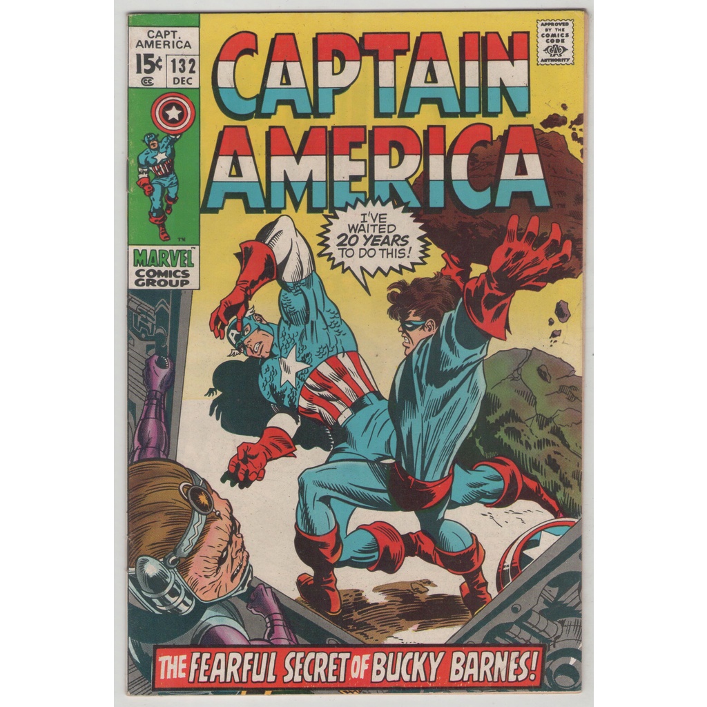 Captain America 132, 136, 146 (1969-72) Dr Doom, Nick Fury, Falcon ...