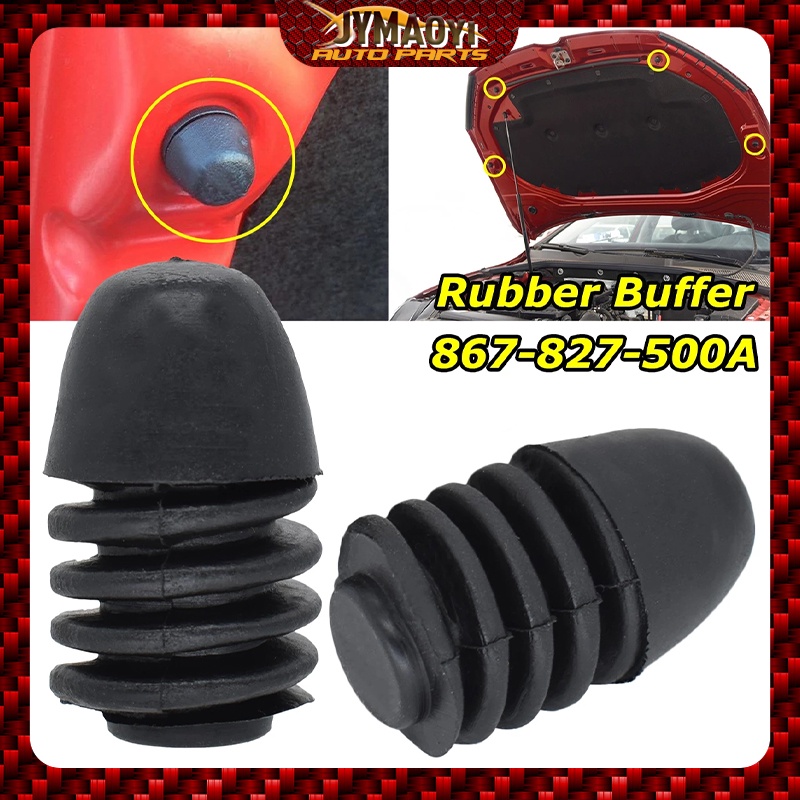 2Pcs Car Bumper Bonnet Hood Lid Tailgate Rubber Stop Buffer For VW ...