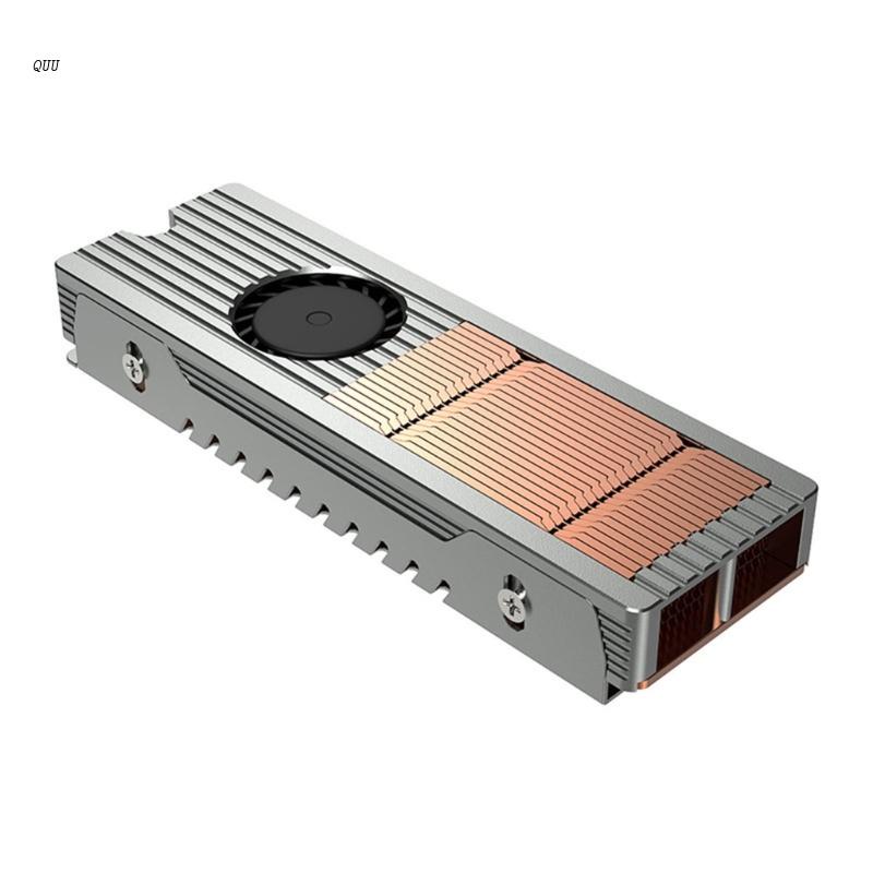 QUU M.2-8 M.2 Hard Disk Radiator M2 2280 Solid Disk Cooling Fan ...