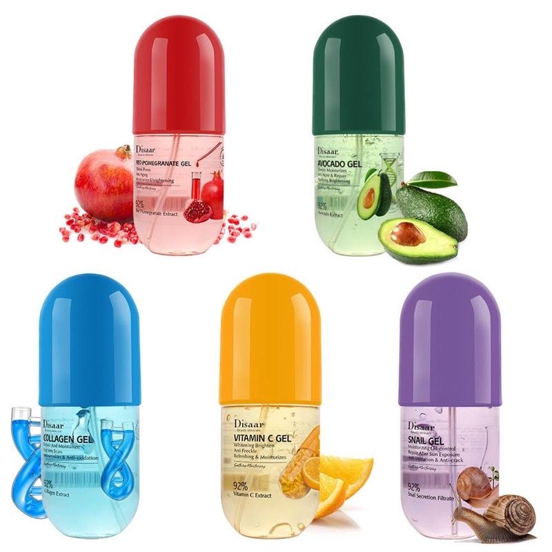 Disaar Vitamin Gel Face Mask/Glowing Collagen Face Mask | Shopee ...