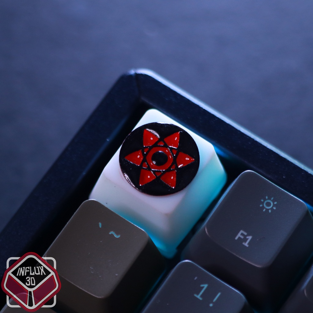 Naruto Sharingan Sasuke Mangekyo Keycap Mechanical Keyboard | Shopee ...