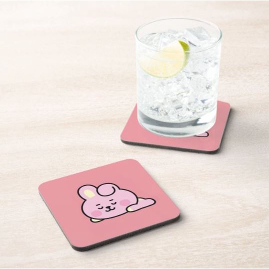 B T 2 1 B T S Coaster Pad Drink Mat (Rubberized) | Shopee Philippines