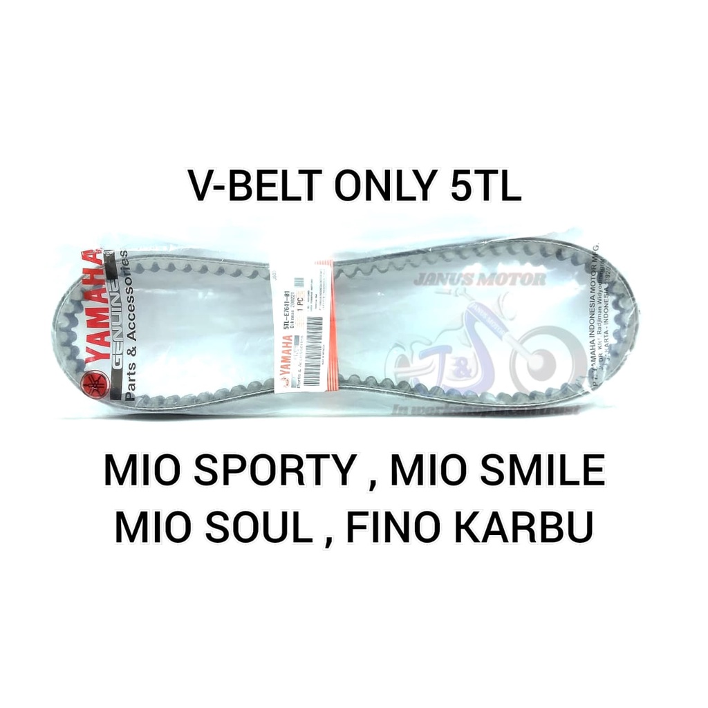 Vanbelt only Yamaha Mio karbu Sporty Smile Soul Fino original quality ...