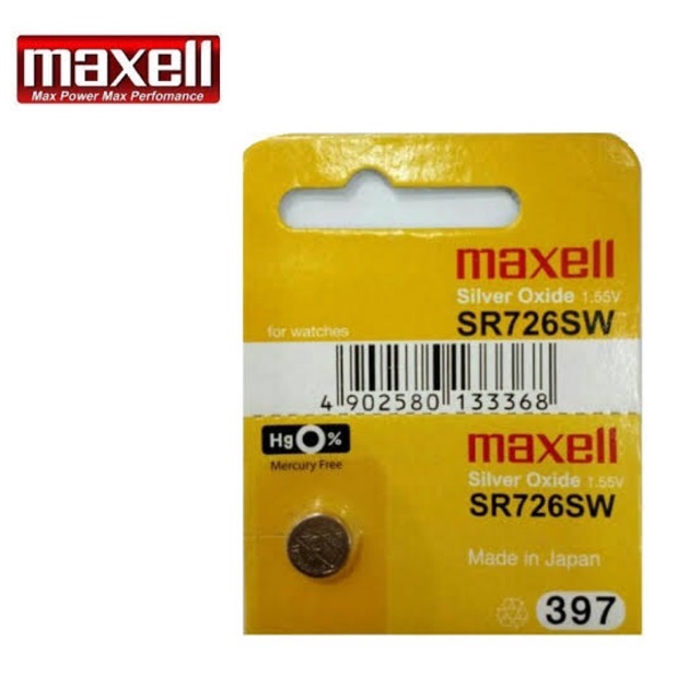 MAXELL SR 726 BATTERY REPLACEMENT | Shopee Philippines
