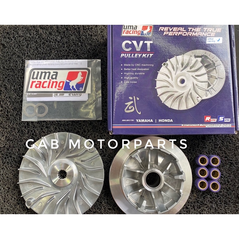 UMA RACING PULLEY SET FOR AEROX NMAX V1 / V2 | Shopee Philippines