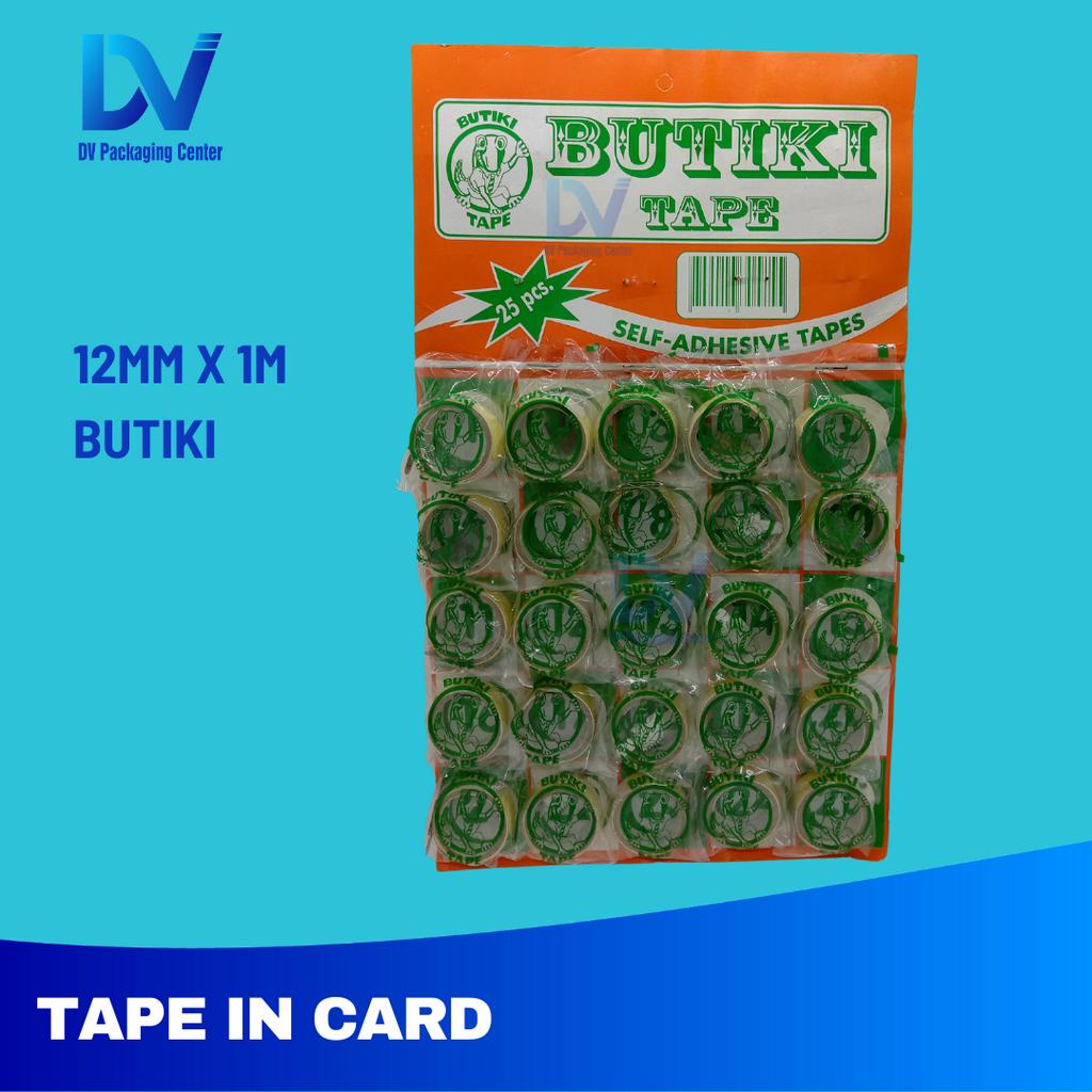 Tape in Card - Butiki (1 Pack = 25pcs x 6 cards) | Shopee Philippines