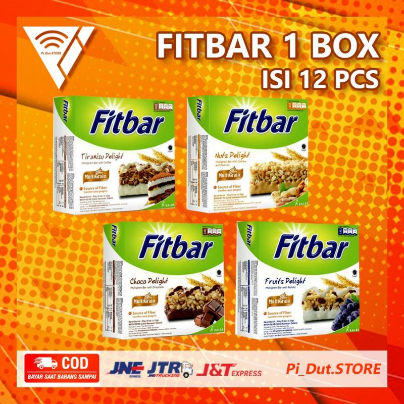 Fitbar SNACK DIET SNACK 1 Box Contains 12 Pcs | Shopee Philippines