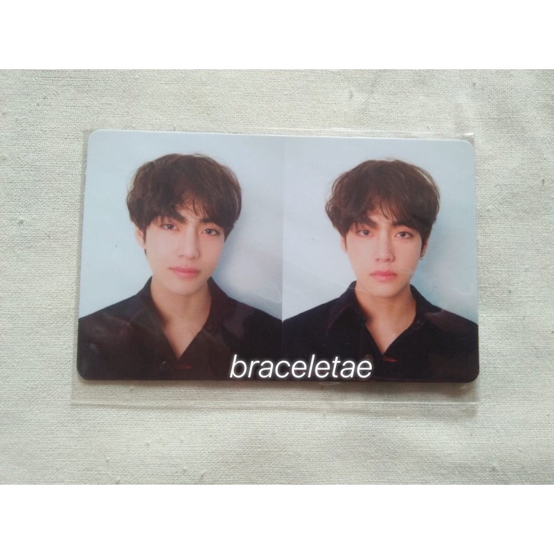 Bts V / TAEHYUNG TEAR R OFFICIAL PHOTOCARD | Shopee Philippines