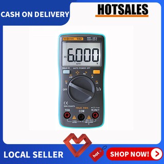 RICHMETERS RM102 Multimeter 6000 counts Back light Ammeter Voltmeter ...