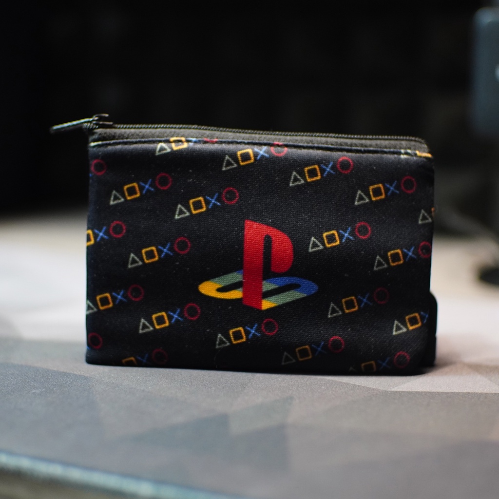 SOLID NINJA WALLET Coin Purse PlayStation Nintendo Switch Pouch ...