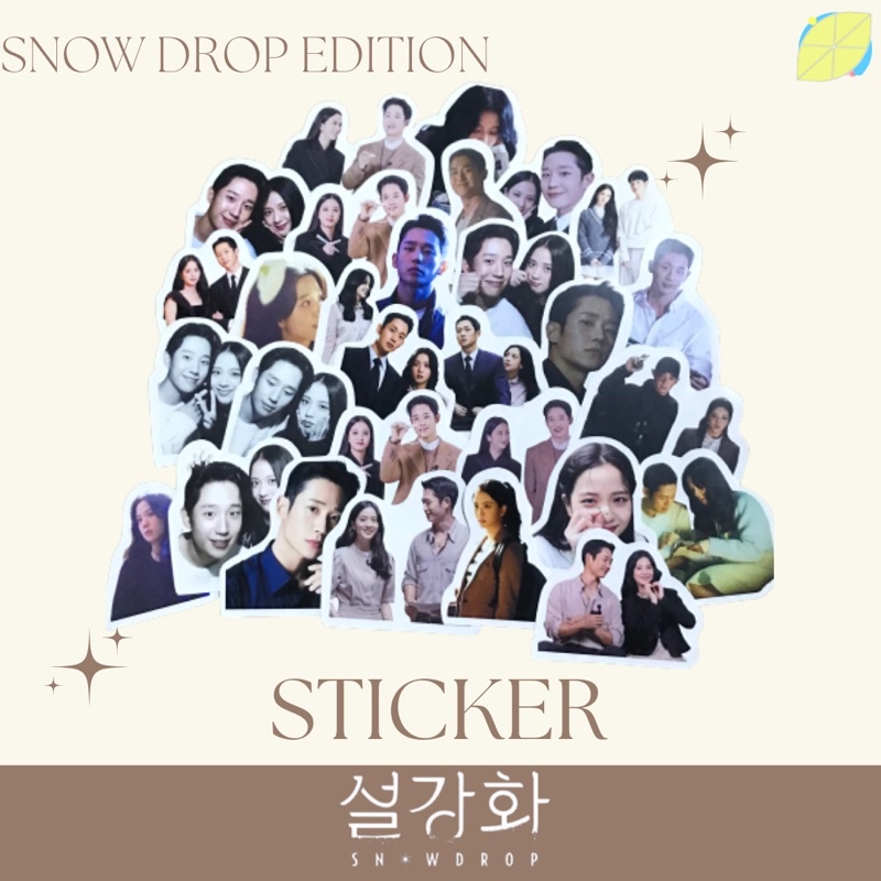 30pcs STICKER SNOWDROP STICKER KIT KDRAMA JISOO JUNG HAE IN FANKIT ...