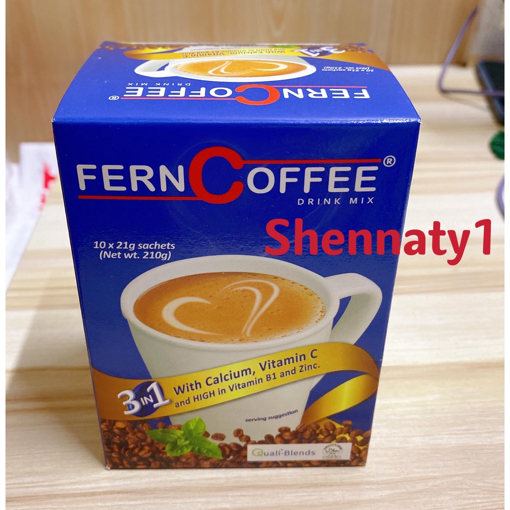 Fern Coffee 3n1 (21g x 10 Sachets) | Shopee Philippines
