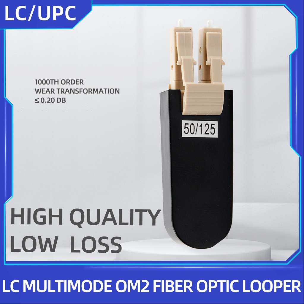 Fiber Optic Loopback Adapter LC/UPC MM 50/125 Fiber Optic Circuitors ...